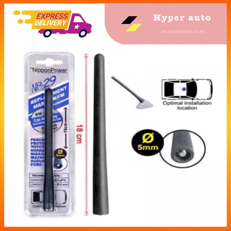 Car Roof Radio Antenna Pole Mast Perodua Myvi Alza Proton Waja Persona Vios Wish Swift (Nippon ...