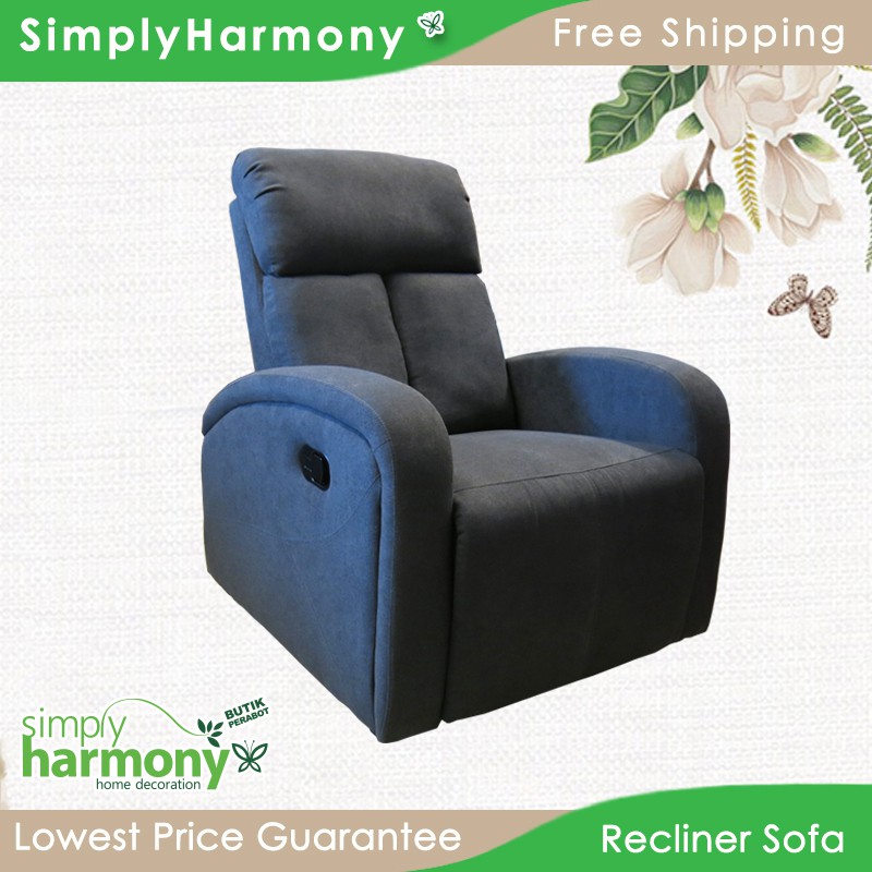 SHSB Recliner Sofa / 1 Seater Recliner Sofa / 3 in 1 / Rocking Sofa ...