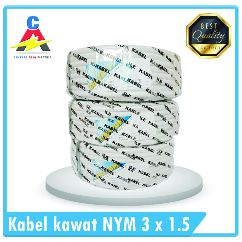 Nym Wire Electrical Cable 3x1.5 (50 Meters) | Shopee Malaysia