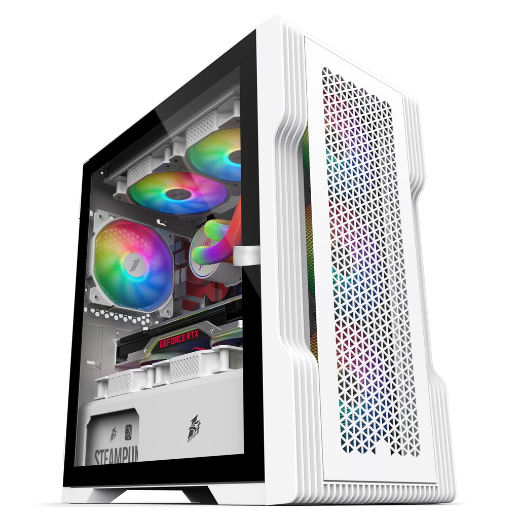 1st player T3 PC GAMING CASE M-ATX BLACK / WHITE | Shopee Malaysia