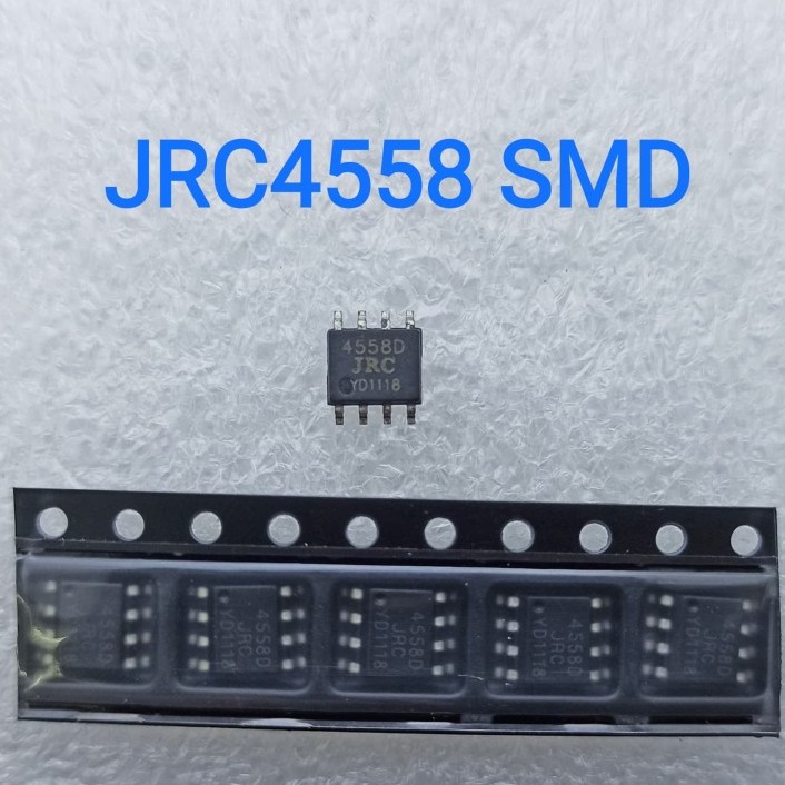 Stock malaysia 🇲🇾 JRC4558 NJM4558M 4558 SOP8 dual operational amplifier IC chip brand new ...