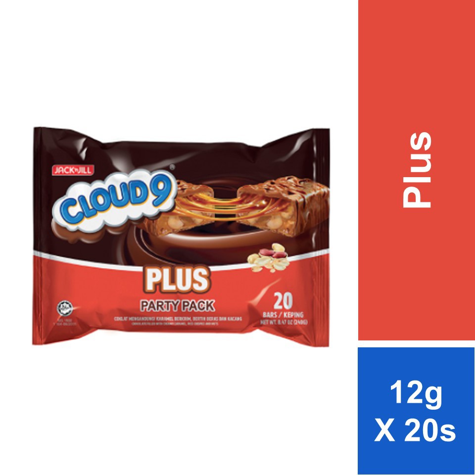 Jack ‘n Jill Cloud 9 Party Pack - Plus (12g x 20s) | Shopee Malaysia