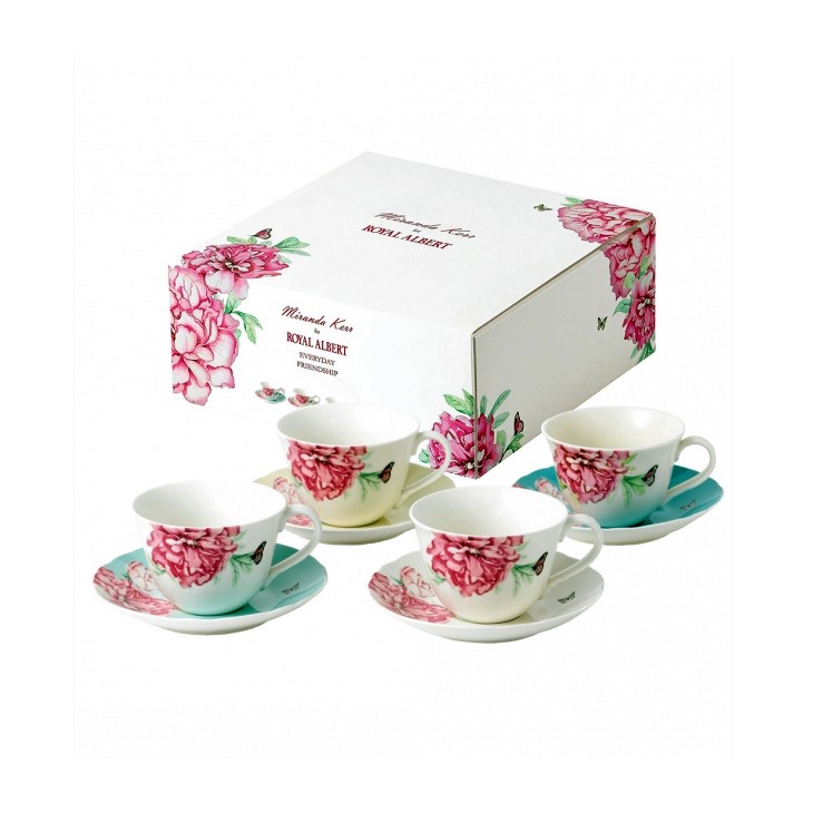 [UK] Royal Albert Miranda Kerr Tea 4pcs set | Shopee Malaysia