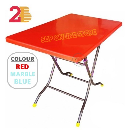 2B Plastic Rectangular Folding Table 2x3 / Study Table / Restaurant ...