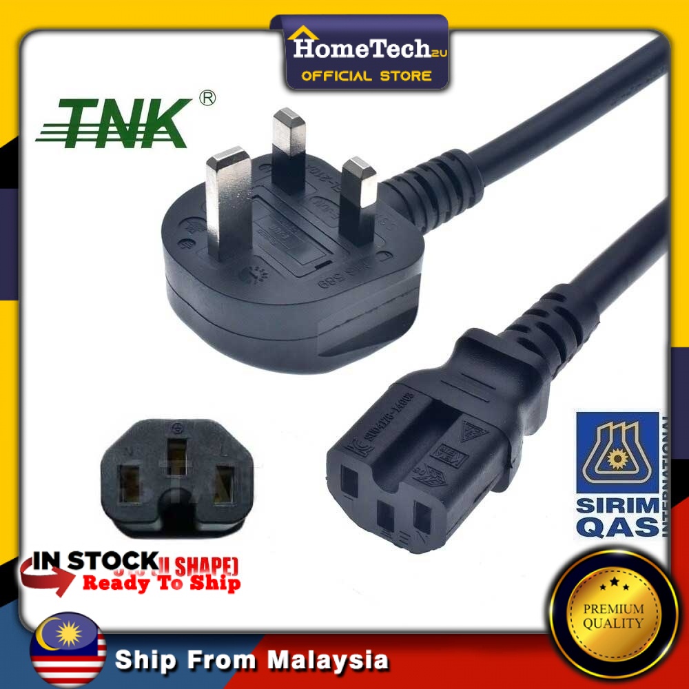 TNK 3 Pin AC C15 Power Cord Cable Wayar Kettle Cord Power Lead (Sirim ...