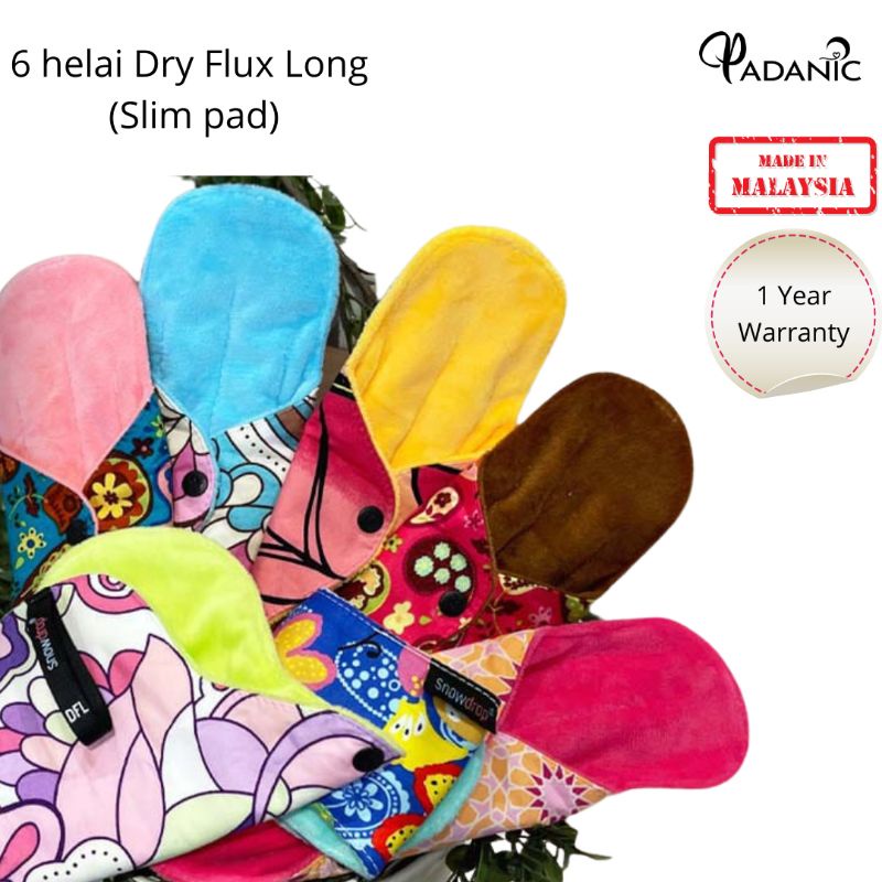 Pad Kain Murah Snowdrop Cloth Pad (4pcs-7pcs) Tuala Wanita Kain ...