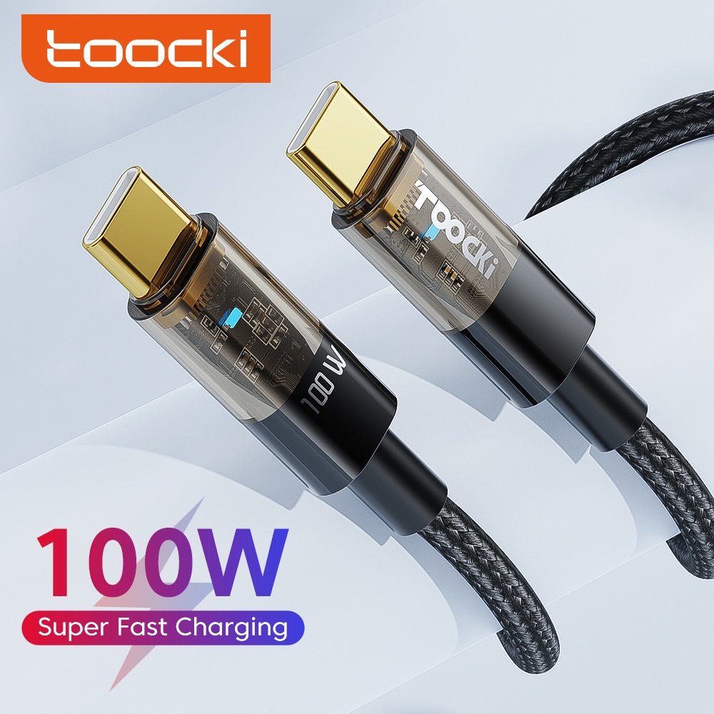 Toocki USB C To USB Type C Cable 5A Fast Charge Cable Quick Charge 4.0 ...