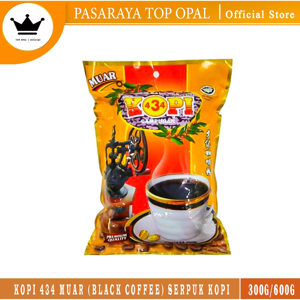 Kopi 434 Muar (Black Coffee) Serbuk Kopi 300G/600g | Shopee Malaysia