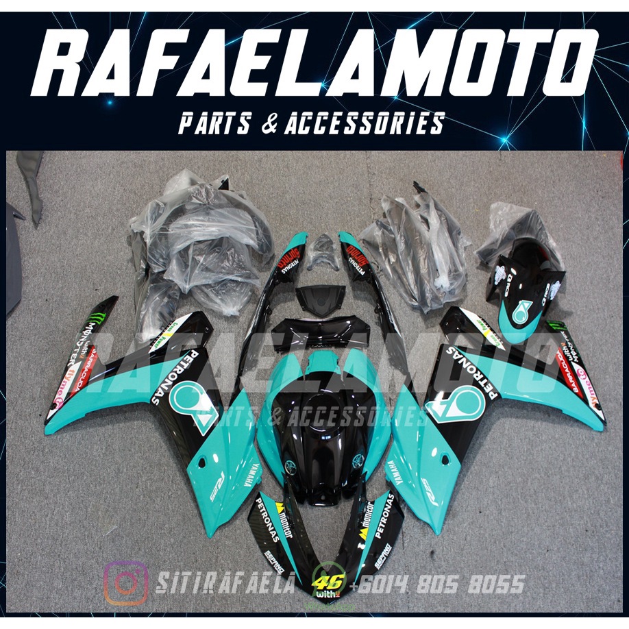 Yamaha YZF R25 R3 Full Coverset Year 2014-2018 Fairing Petronas SRT ...