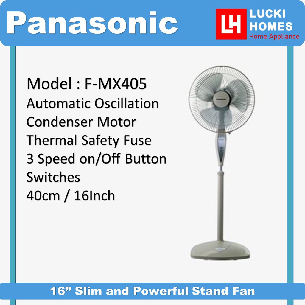 Panasonic 16" Stand Fan F-MX405,Random Colour | Shopee Malaysia