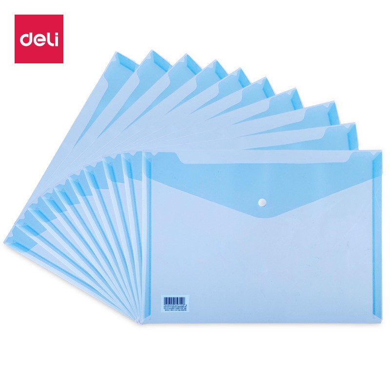 Deli A4 Plastic Folder File Bag Waterproof Design 1pcs | Shopee Malaysia
