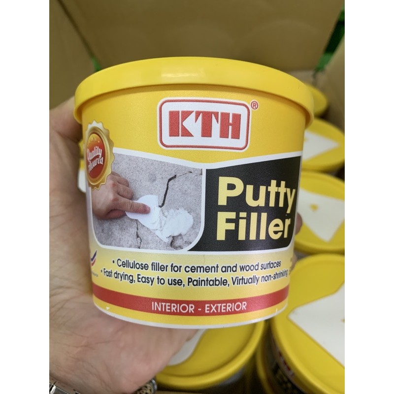 Instant Wall Putty Filler (Dinding & Kayu) 500g White / Teak Color ...