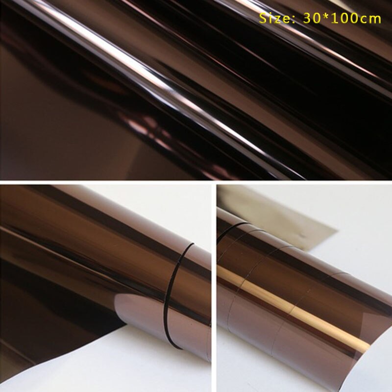 One-way Mirror window Film super black window tint 50*100cm Privacy Glass Tint glass window ...