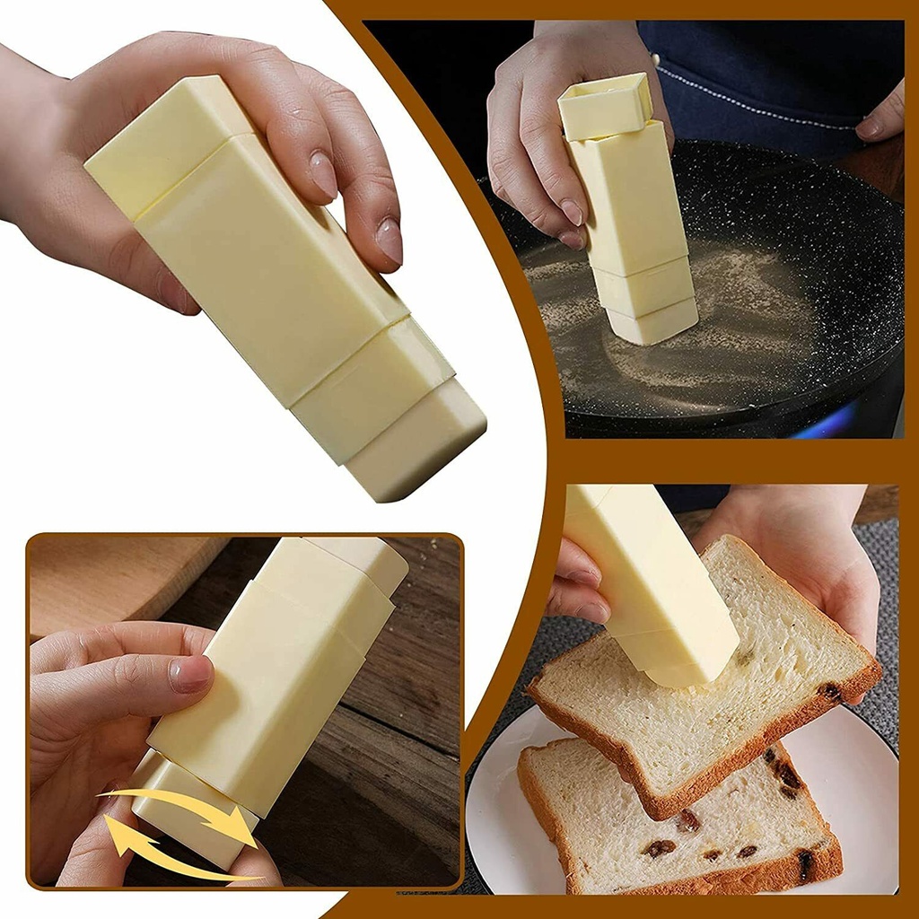 Butter Stick Holder Spreader Dispenser Butter Rotary Applicator Kitchen ...
