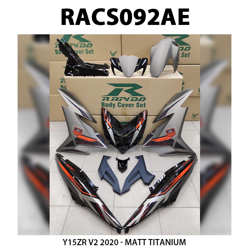 Rapido Yamaha Y15ZR V2 2020 Cover Set (Sticker Tanam ) | Shopee Malaysia