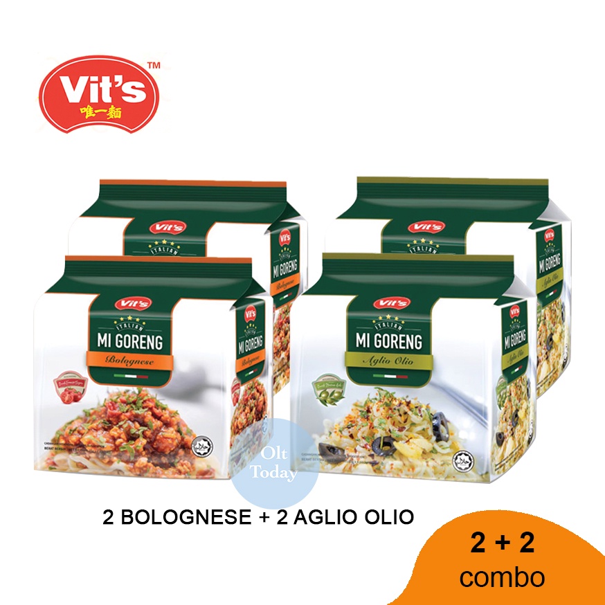 [HALAL] Vits Italian Mi Goreng Noodle 4 Packs x (85g x 4's) - Combo (2 ...