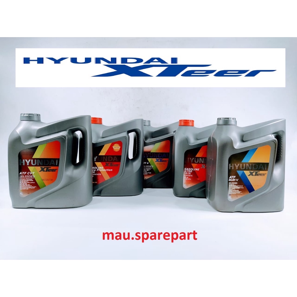 HYUNDAI XTEER ULTRA PROTECTION 5W50 4L, ATF MULTI-V 4L, ATF 6 4L FULLY ...