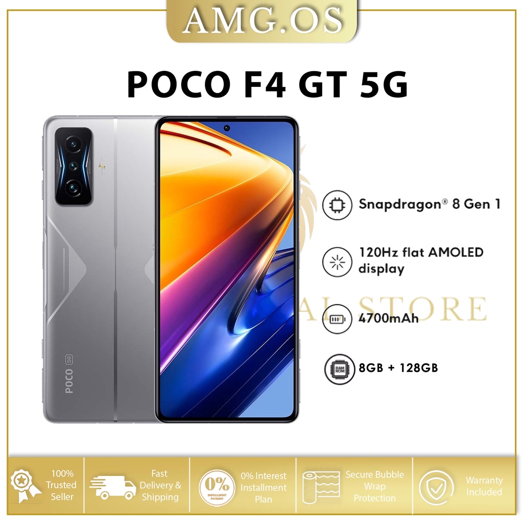 POCO F4 GT 5G 8GB+128GB - 1 Year Warranty | Shopee Malaysia