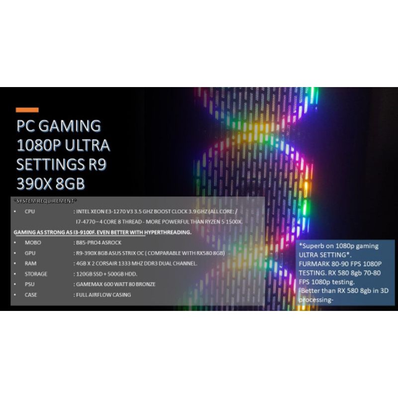 PC Gaming 1080p TRUE SLEEPER. | Shopee Malaysia