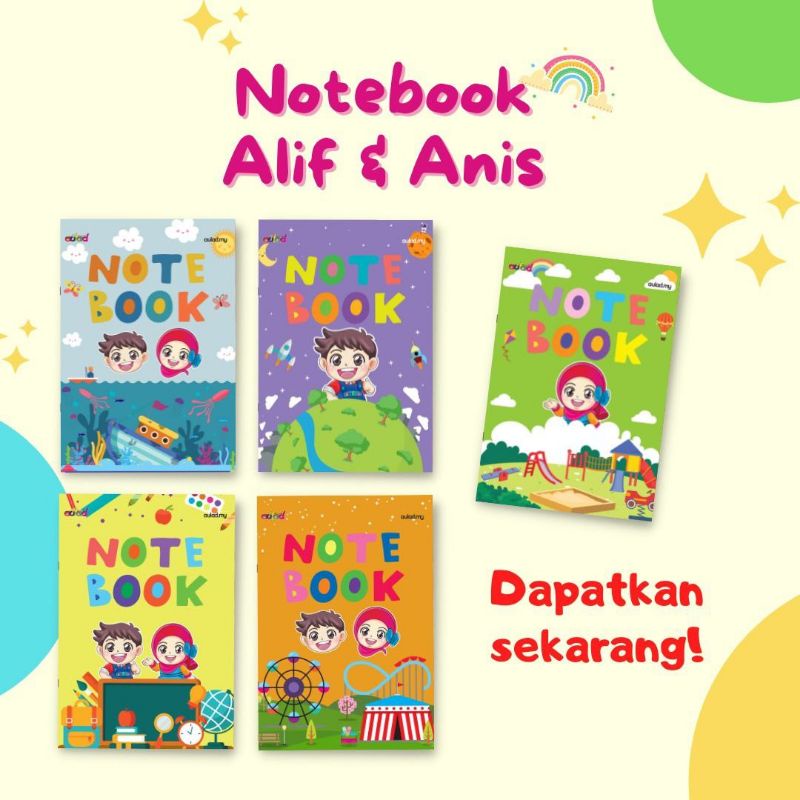 BUKU NOTA COMEL ALIF DAN ANIS | Shopee Malaysia