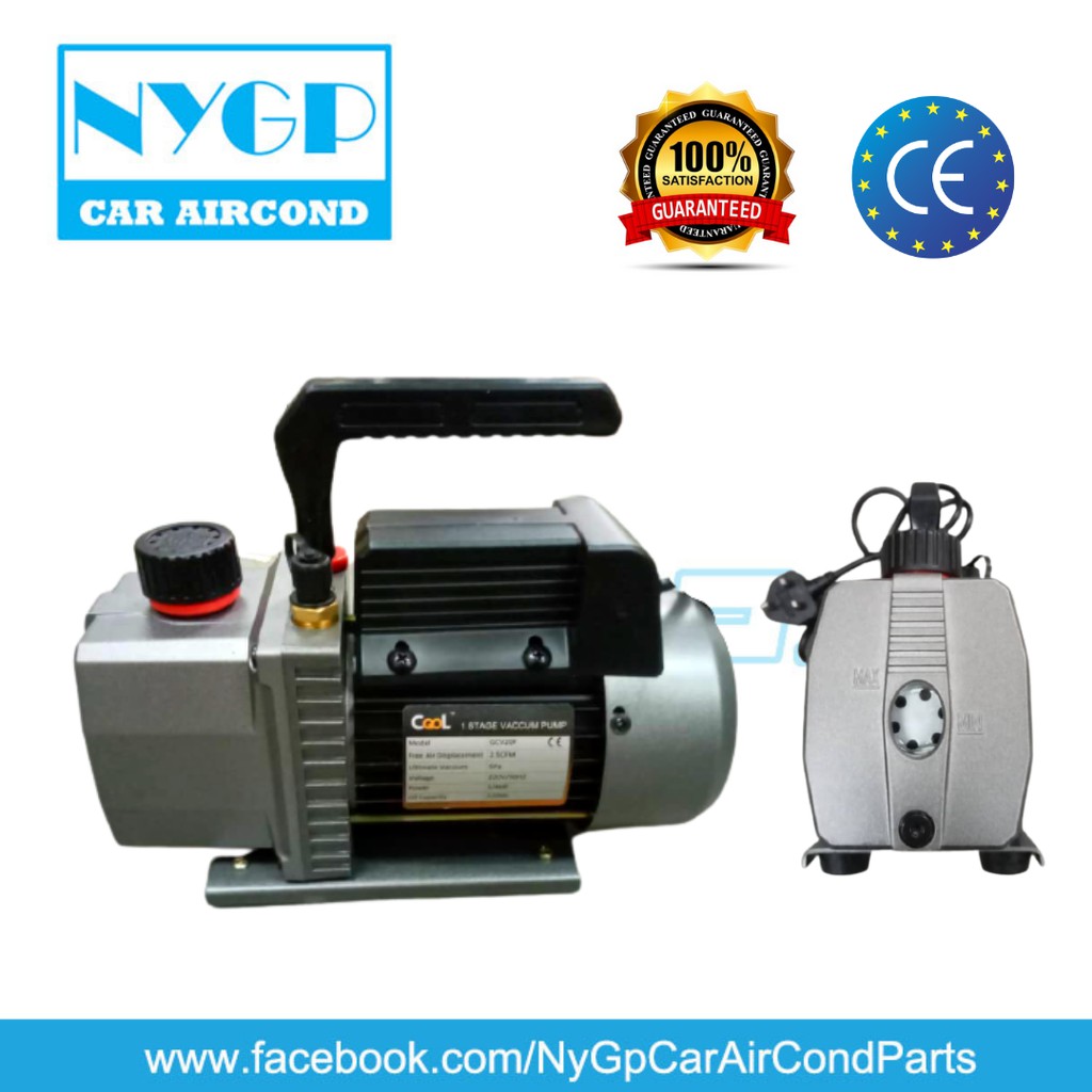 GO COOL Vacuum Pump 3.6m³/h for Air Conditioning 1/4 HP / (2CFM) Vacum ...