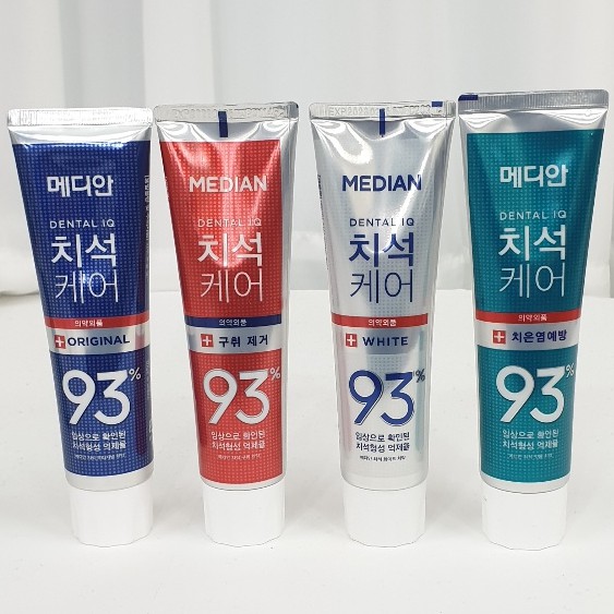 [MEDIAN] Dental IQ 93% Toothpaste 120g, 4type,#Directly from Korea ...
