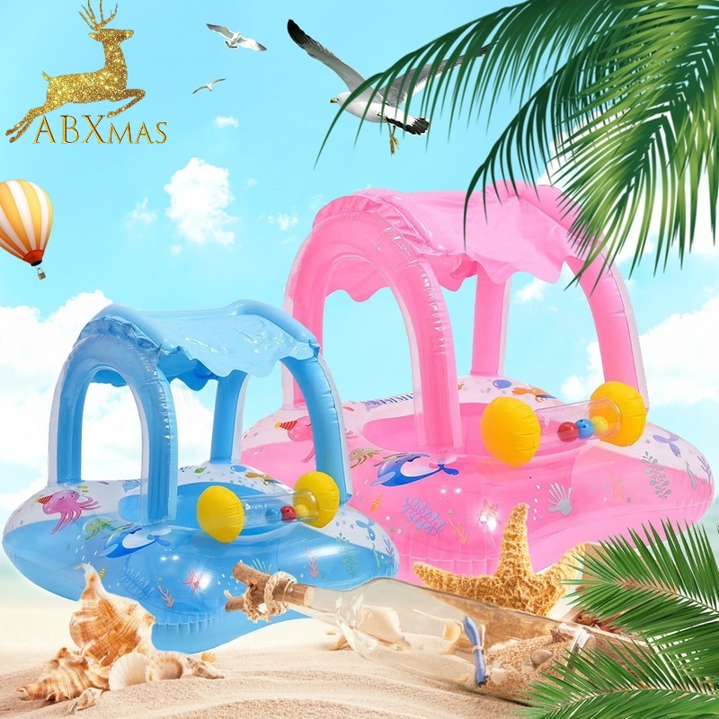 Baby Inflatable Float Seat Swimming Ring/ Children Sun Protection ...