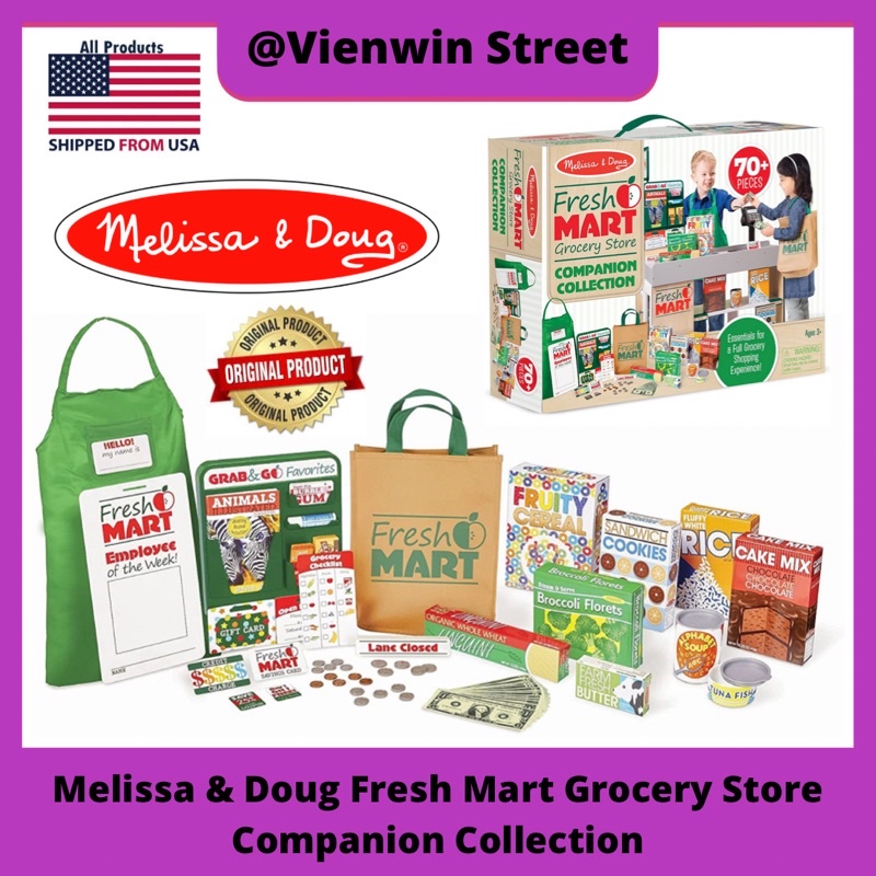 🔥Ready🔥Melissa & Doug Fresh Mart Grocery Store Companion Collection ...