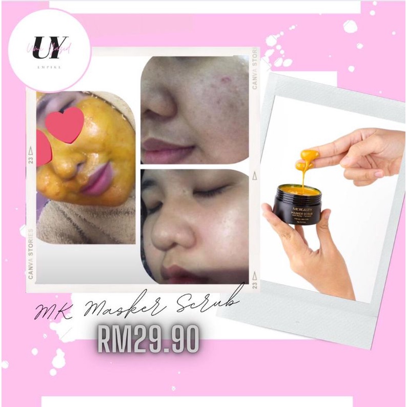 [READY STOCK] MK Beauty Masker Scrub Kunyit Madu Asli Skrub Organik ...