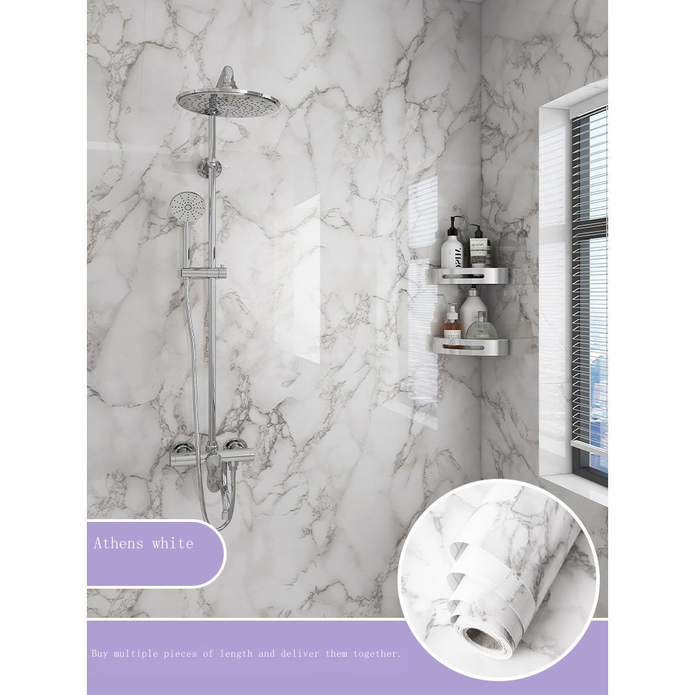 Pelekat Kalis Air Bilik Mandi Kertas dinding tandas pelekat sendiri ...