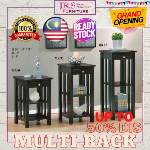JRS Wooden Multi Rack / Side Display Rack / Kitchen Rack / Telephone ...
