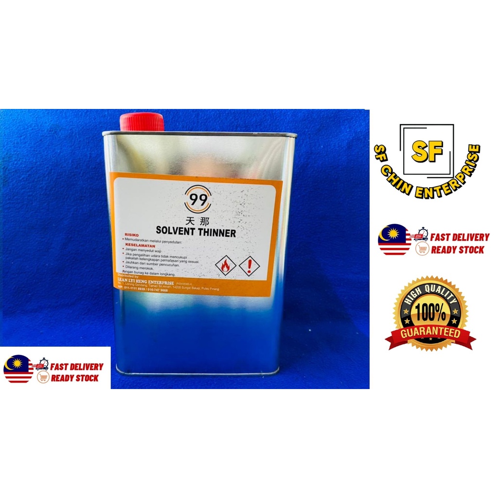 99 SOLVENT THINNER 3L | Shopee Malaysia