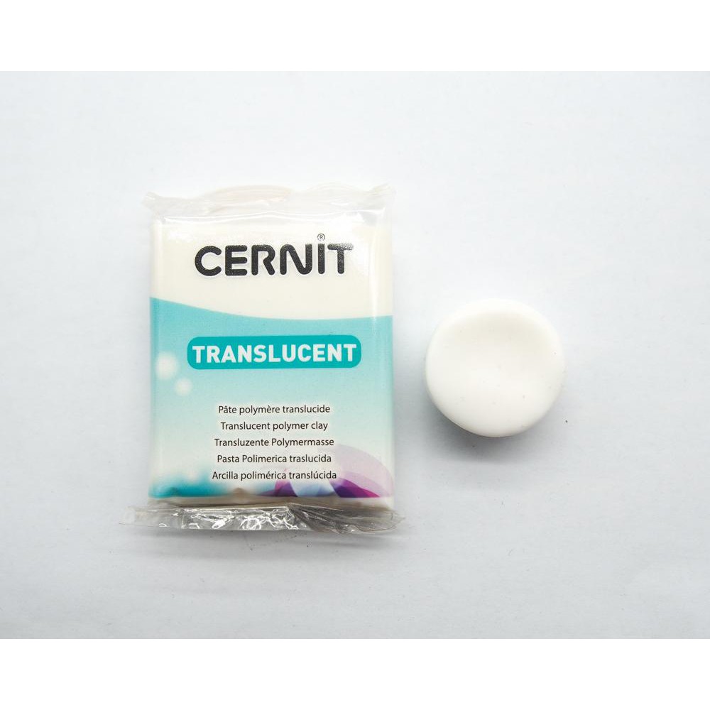 Cernit Translucent T005 Translucent White Polymer Clay (56g) | Shopee ...