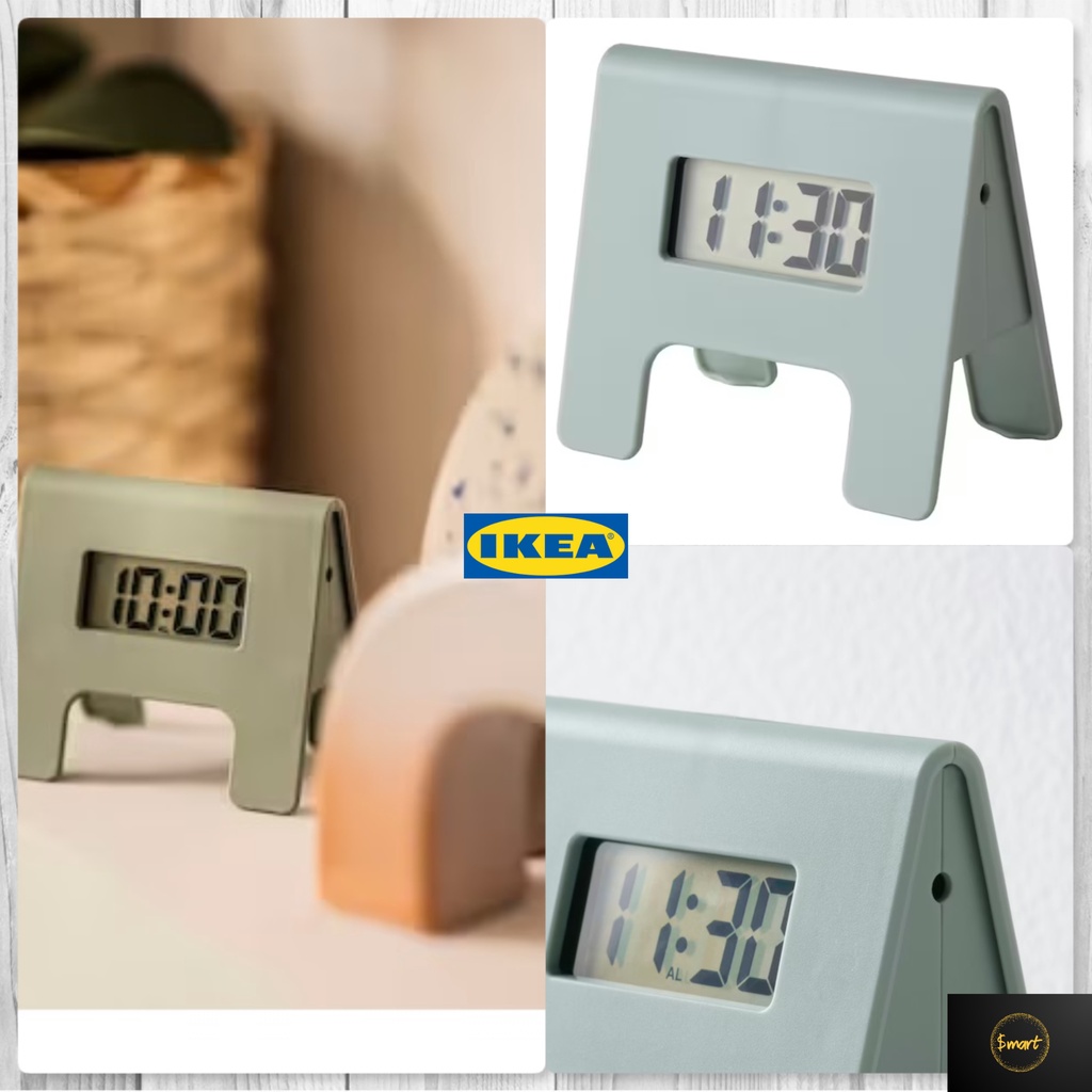 KUPONG ALARM CLOCK GREEN COLOUR 4x6 CM JAM PENGGERA HIJAU IKE4 100% ...