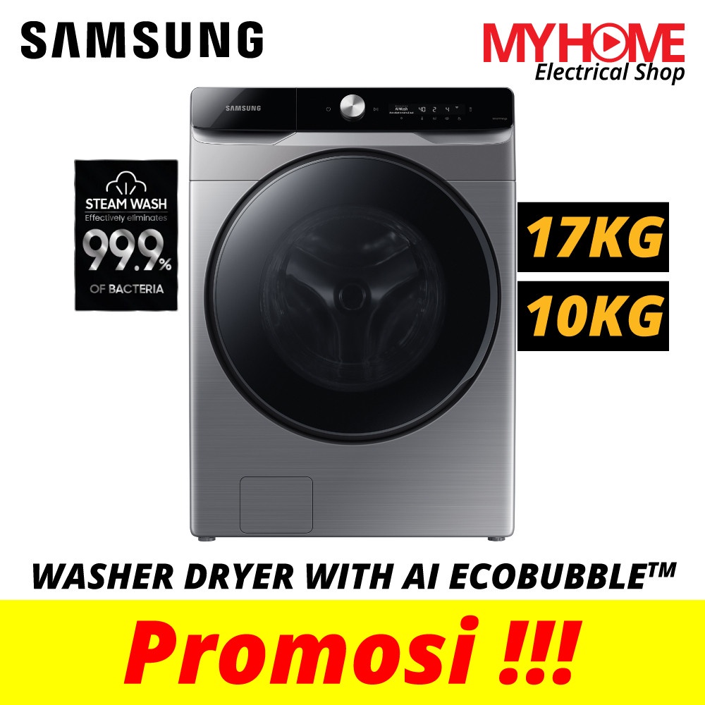 (DELIVERY FOR KL & SGR ONLY) SAMSUNG WD17T6300GP/SP 17KG/10KG FRONT ...