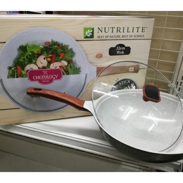 Chefology Swiss marble ceramic coated wok | Shopee Malaysia