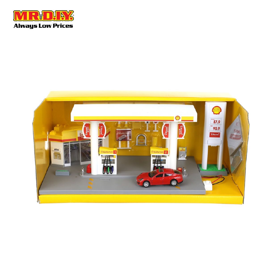 RMZ CITY Shell Service Gas Station Playset | Shopee Malaysia