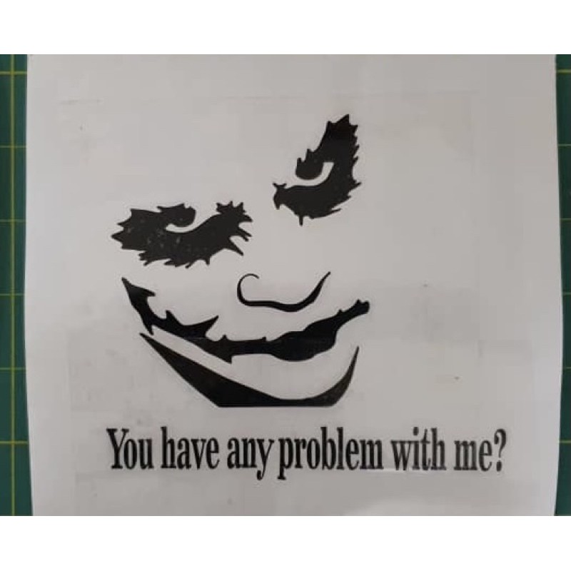 JOKER STICKER| WHY SO SERIOUS|STIKER KERETA|STICKER MOTO| STICKER ...