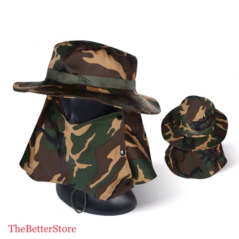 Topi Askar Kerja / Anti UV Army Outdoor Hat /Topi Kain (READY STOCK ...