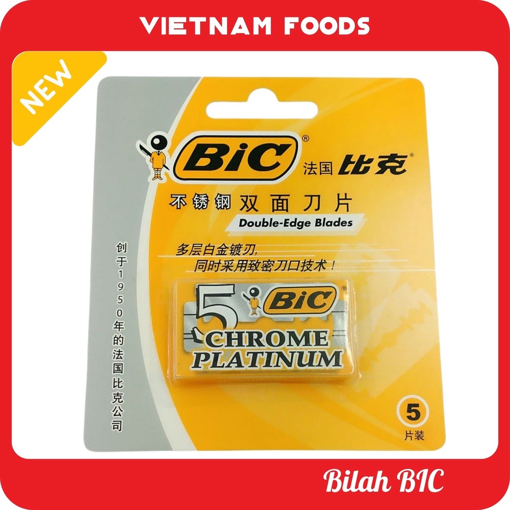 BIC blade 5 pieces - Bilah BIC - BIC刀片 - Lưỡi lam BIC 5 cái ...