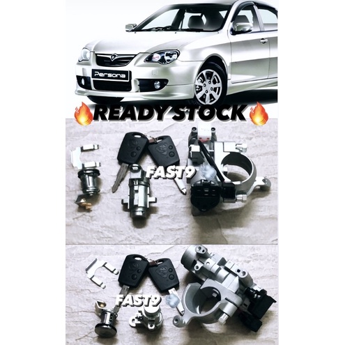 PROTON PERSONA IGNITION KEY SWITCH START WITH HOUSING / KERETA PINTU ...