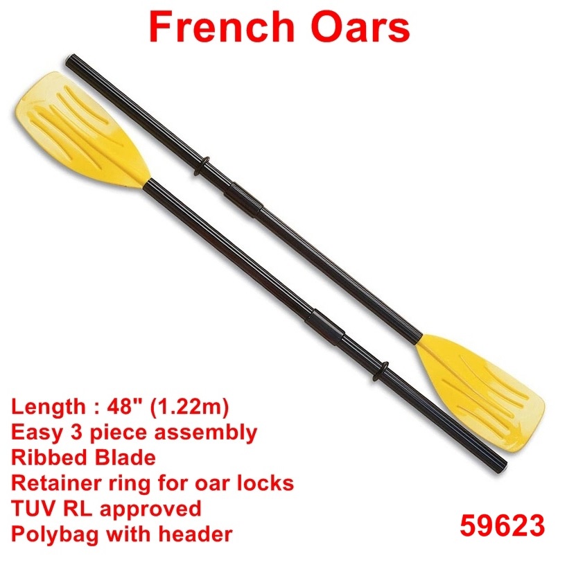 🔥🔥Intex 59623 French Oars Plastic, 1 Pair Of Two For Inflatable Boats ...