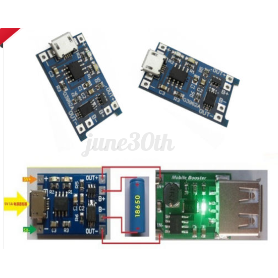 【High Quality】18650 Micro USB 5V/1A Lithium Battery Charging Module ...