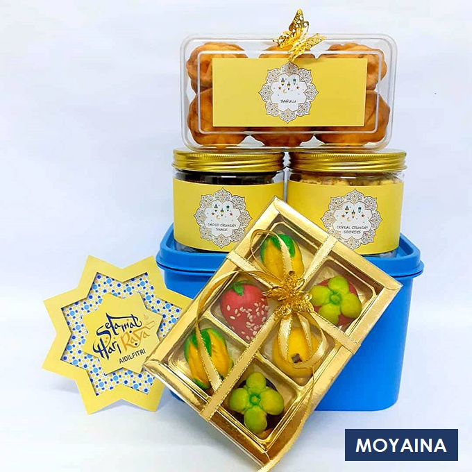 MOYAINA Hari Raya 2021 Aidilfitri Decoration Hamper Raya Cookies Gift ...