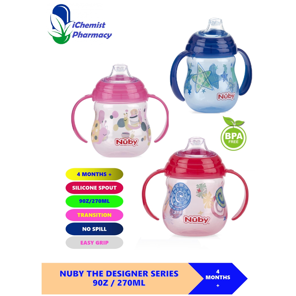 (NB10320) NUBY THE DESIGNER SERIES 9OZ / 270ML (4+MONTHS) | Shopee Malaysia