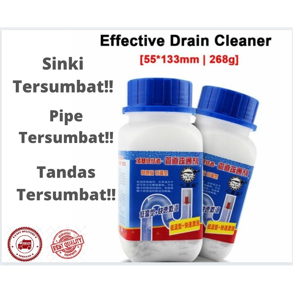 Ubat Sinki/Tandas Sumbat Powerful Home Clean Drain Remover Pipeline ...