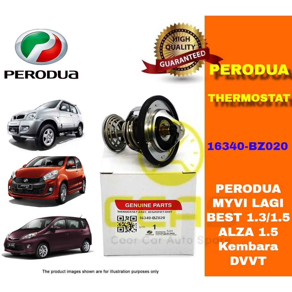 Perodua Thermostat with rubber seal - Perodua Myvi Lagi Best 1.3/1.5 ...