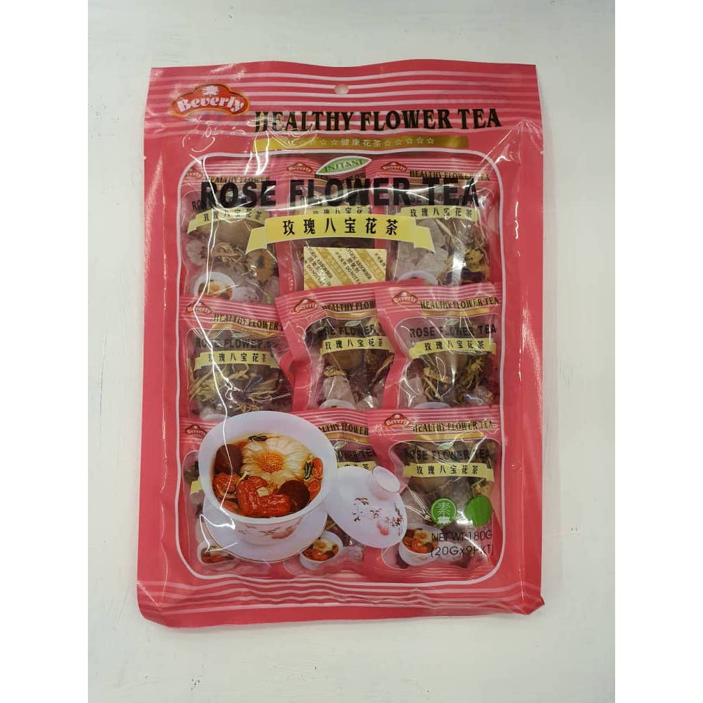 Beverly Healthy Flower Tea (Rose) 玫瑰八宝花茶 ( 20g x 9pkts ) | Shopee Malaysia