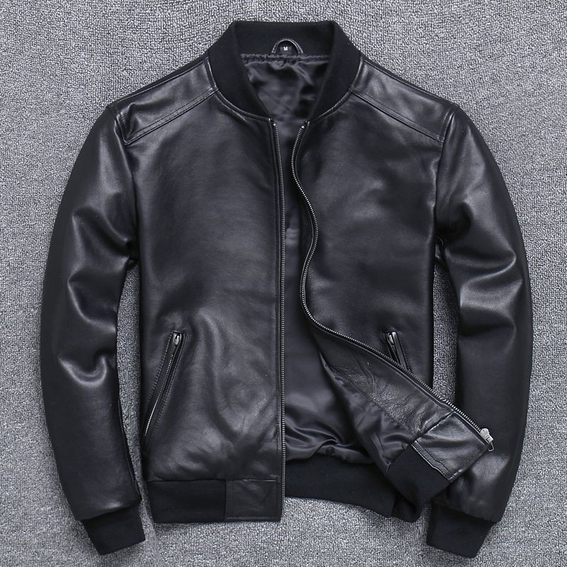 ORIGINAL Leather Jacket Cowhide/sheepskin leather | Shopee Malaysia