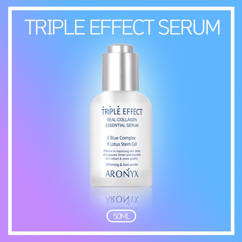 [MEDI-FLOWER] ARONYX TRIPLE EFFECT Real Collagen Serum 50ML #whitening ...